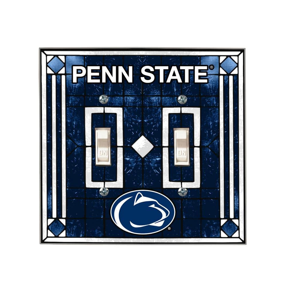 The Memory Company NCAA Penn State 2-Gang 2 Duplex Dbl Lightswitch ...