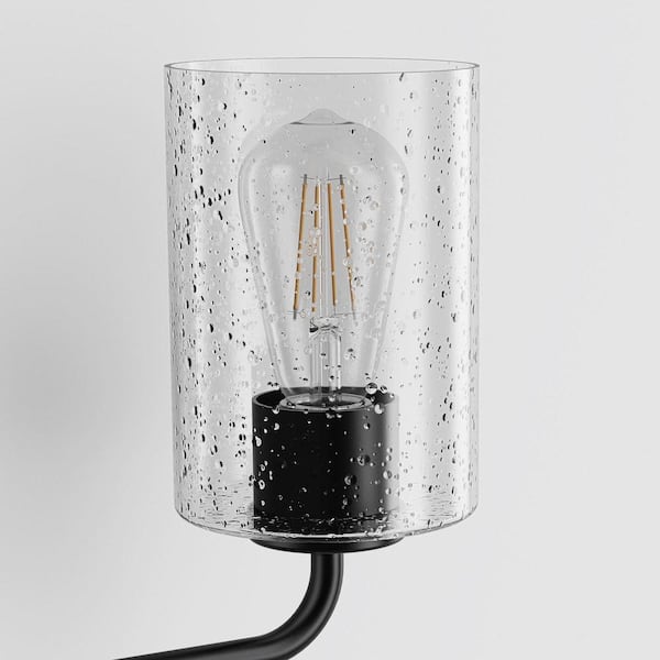 Briignite 8 In. 3-pack Clear Bubble Glass Cylindrical Shades for ...