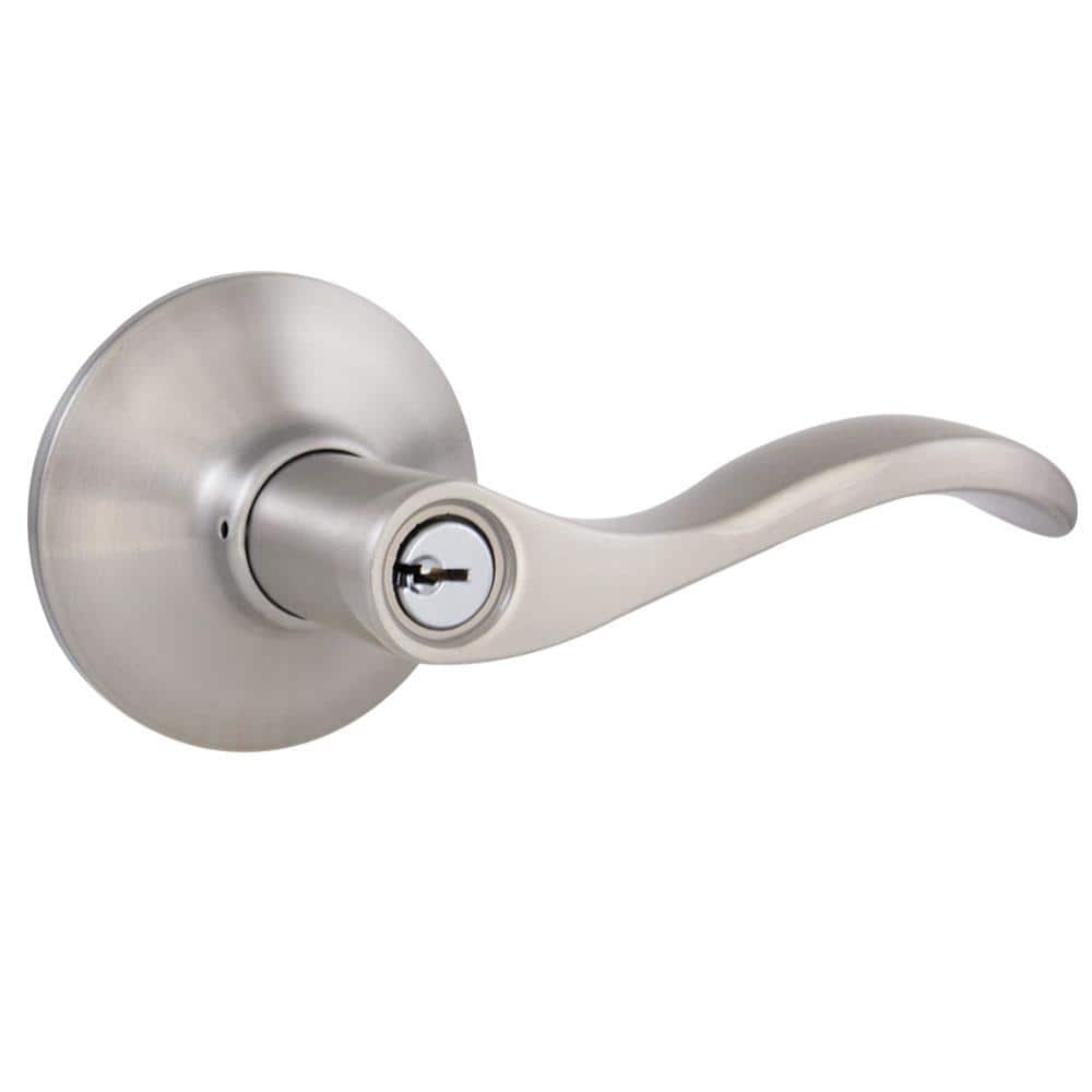 Defiant Naples Satin Nickel Keyed Entry Door Lever – eX-tremes