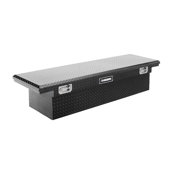 Husky 70 in. Topsider Black Low-Profile Truck Box THD70LPB - The Home Depot