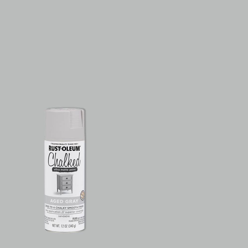 Reviews for Rust-Oleum Specialty 12 oz. Chalked Aged Gray Ultra Matte ...