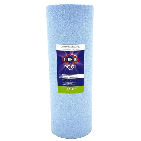 Clorox Platinum Edition 7 in. Dia Premium Pool Filter Cartridge ...