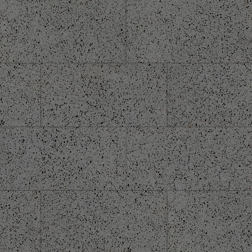 MSI Lava Stone 12 in. x 24 in. Rough Honed Basalt Floor Tile Paver (2 ...