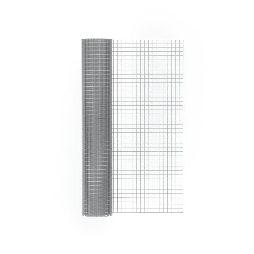 WRIGHTMASTER 4 ft. x 100 ft. 19-Gauge Hot Dip Galvanized Welded Wire ...