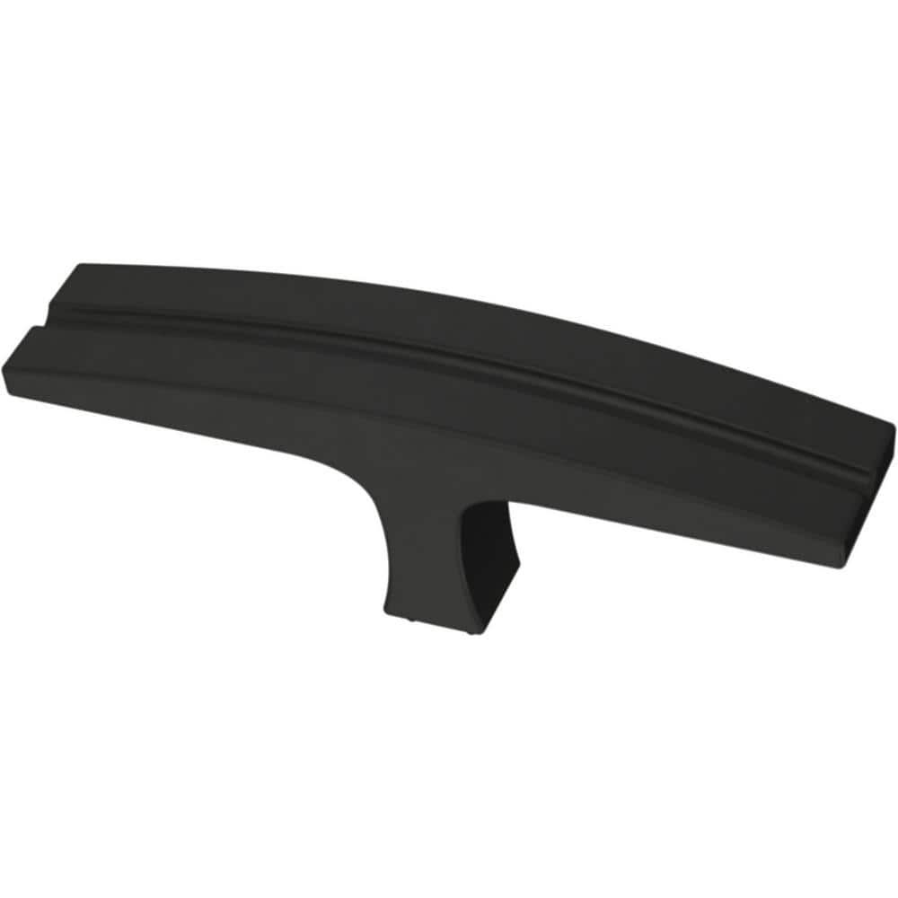 Liberty Curved Groove Bar Knobble 3 in. (76 mm) Modern Matte Black ...