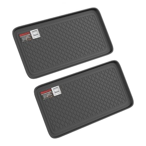 TrafficMaster Manor Black 17 in. x 35 in. Rubber Boot Tray MT5001596 ...