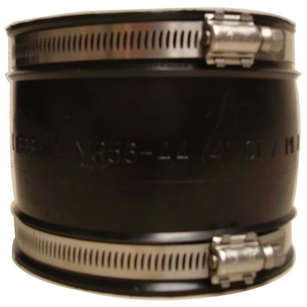 Mission Rubber 4 in. EPDM Rubber Coupling 1404037 - The Home Depot