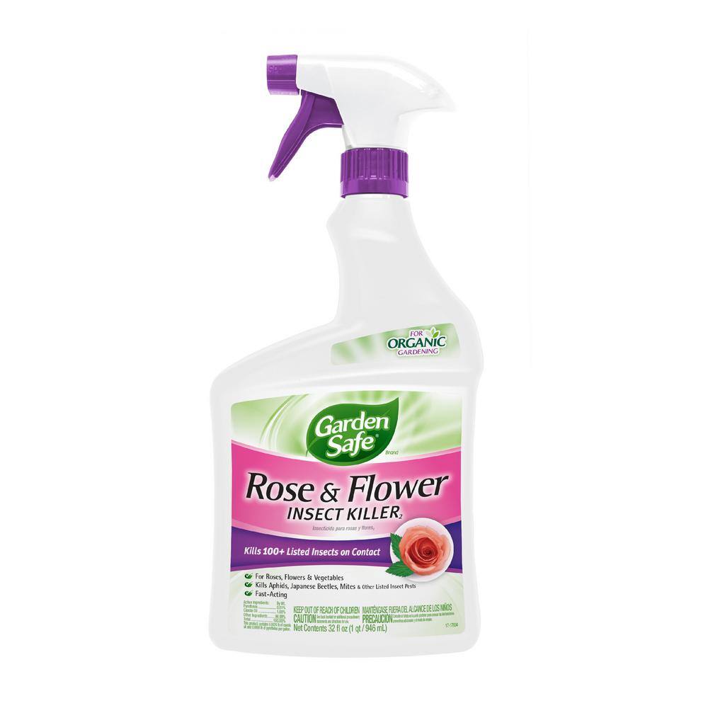 Garden Safe 32 oz. Rose and Flower Ready-to-Use HG-93212 - The Home Depot