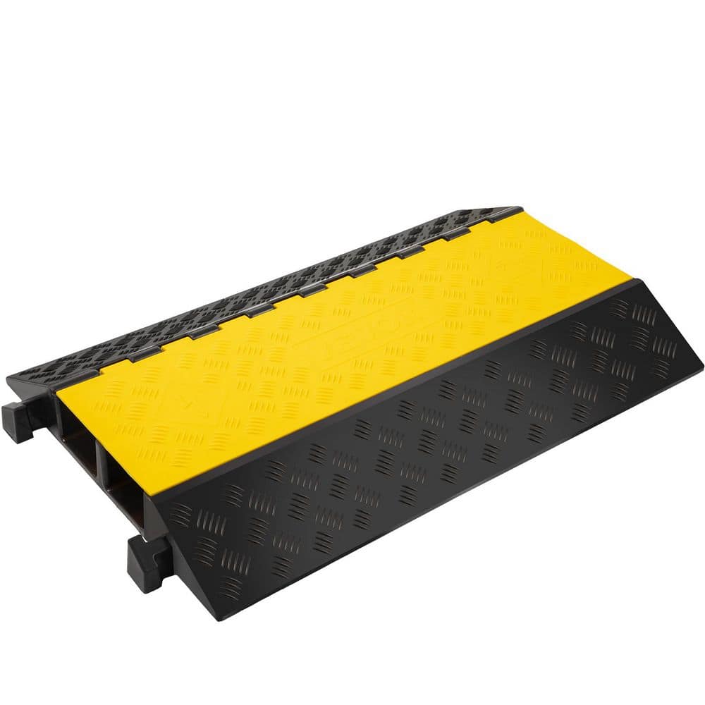 VEVOR 37.4in. x 22.6in. x 3.5in. Cable Organizer 2-Channel Speed Bump ...