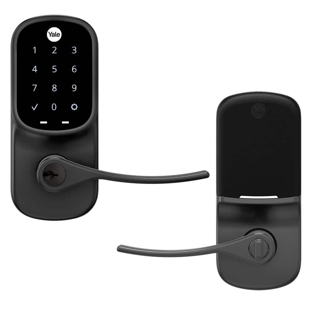 Yale Assure Lever Touchscreen in Black Suede for Keyless Entry (Non ...