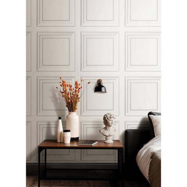 White - Wallpaper - The Home Depot