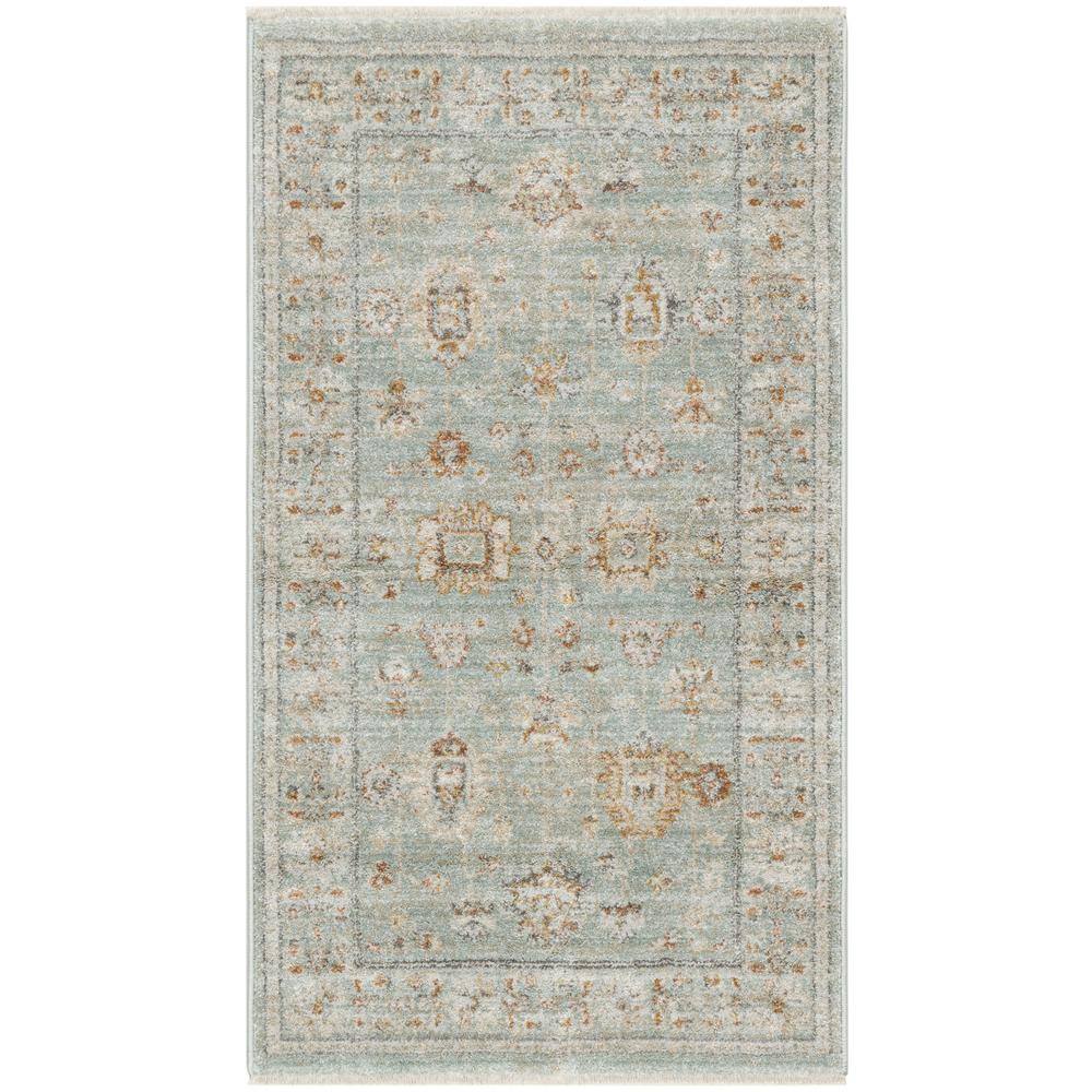 Nourison Traditional Home Mint 3 ft. x 5 ft. Distressed Traditional ...