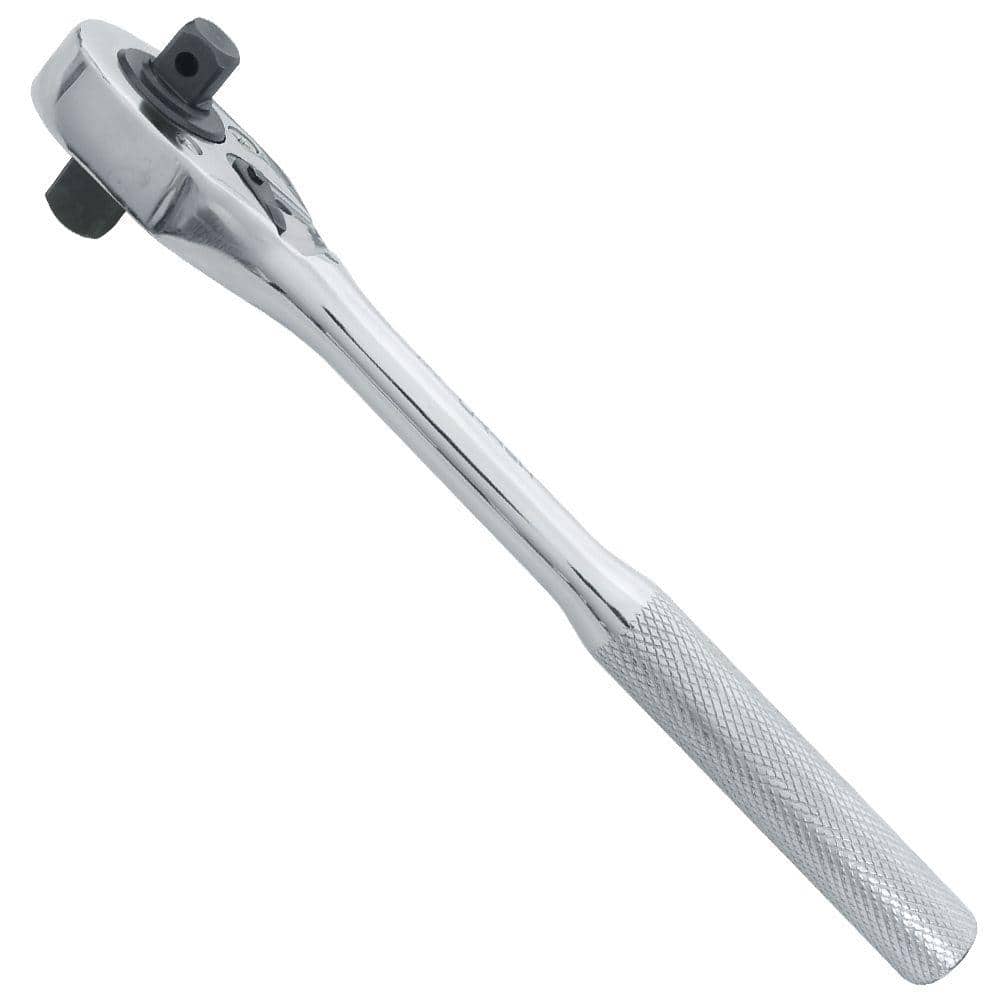 URREA 1/2 in. Drive X 3/8 in. Drive (Double Drive) Reversible Chrome ...