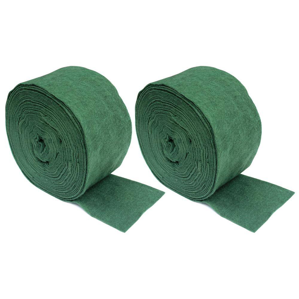 Wellco 4.7 in. x 65 ft. Single Layer Non-FilmTree Protector Wraps Green ...