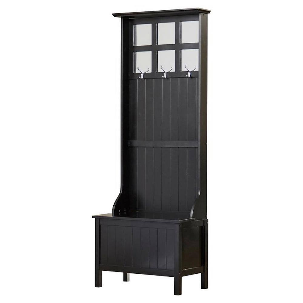 JENLEA INC Black Hall Tree HS1009BL - The Home Depot