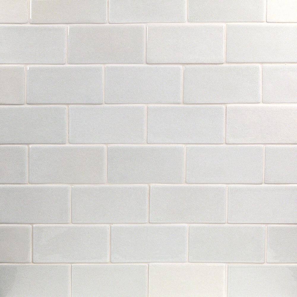 Reviews for Ivy Hill Tile Delphi Subway Glacier White 3 in. x 0.39 in ...