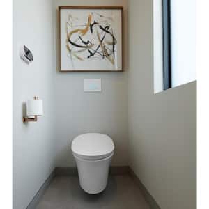 KOHLER Veil 1-Piece 0.8 or 1.6 GPF Dual Flush Elongated Wall-Hung ...