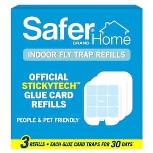 Safer Brand Safer Home Indoor Flying Insect Trap (2 Plug-In Bases + 5 ...