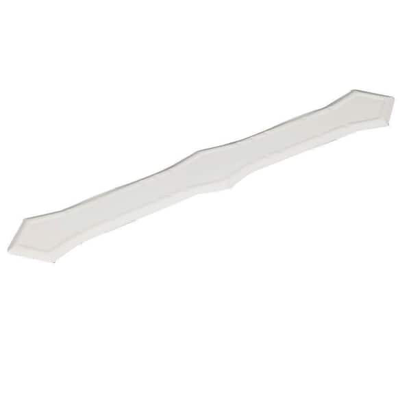 Spectra Pro Select HD White Aluminum Diamond Downspout Band DPBRTW ...