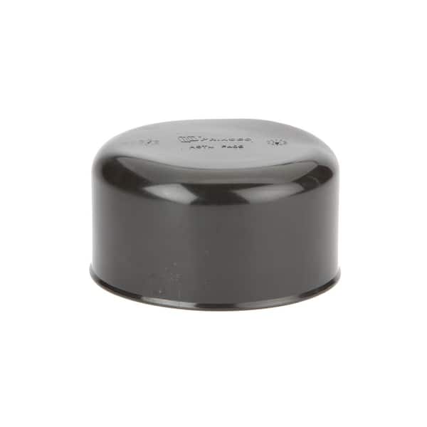 Prinsco 4 in. External End Cap, Injection Molded EC04-IM-R - The Home Depot