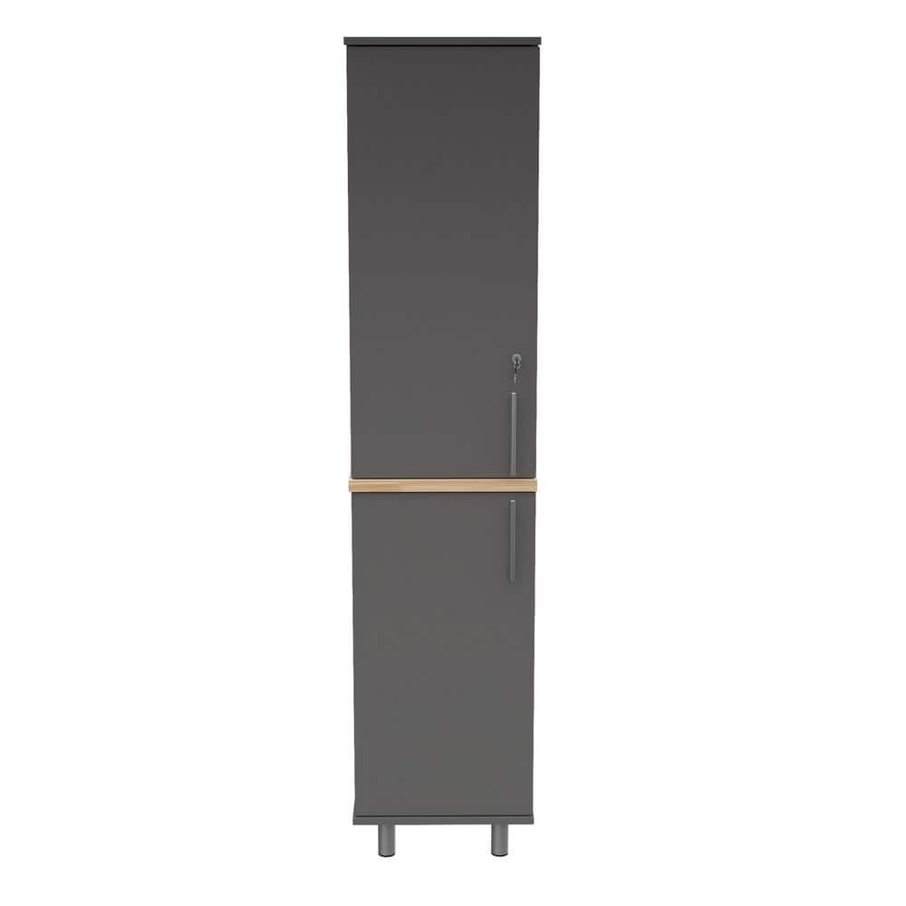 Inval KRATOS 15.70 in. W x 70.90 in. H x 19.70 in. D 5 Shelves 2 Door ...