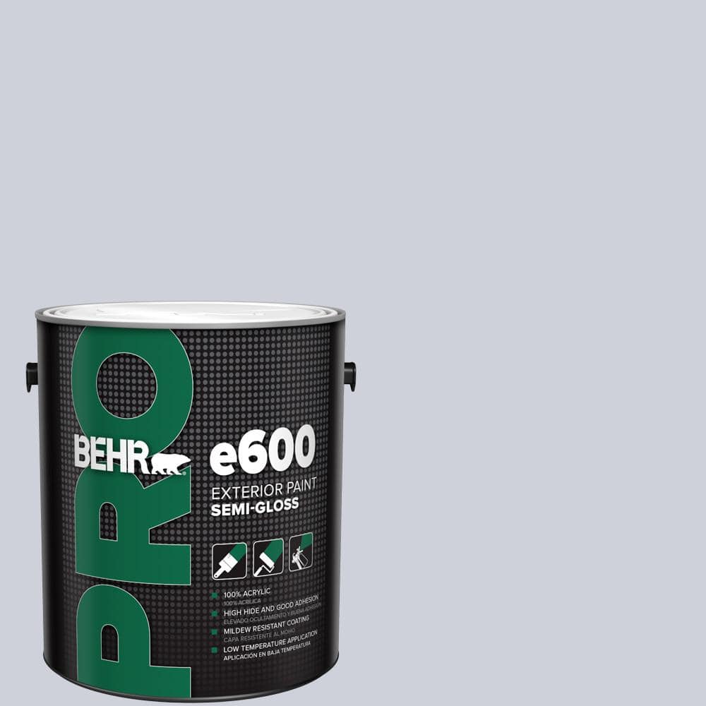 BEHR PRO 1 gal. #620E-2 Naturally Calm Semi-Gloss Exterior Paint ...