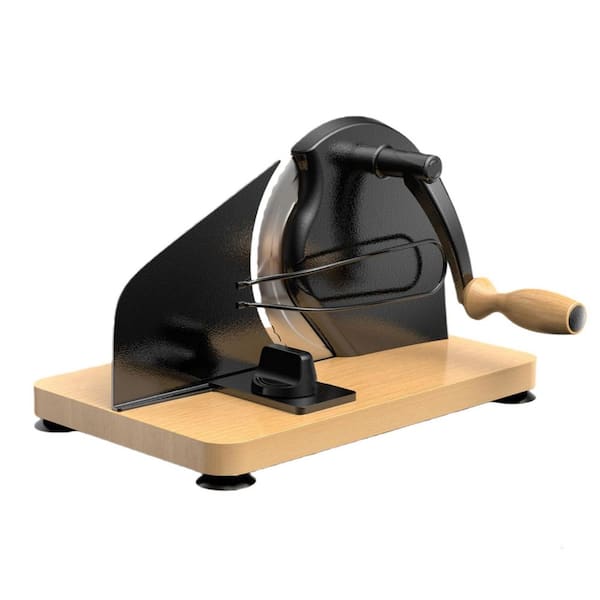 Anqtovp 18.8 in. Full Tang Manual Bread Slicer Stainless Steel Blade ...