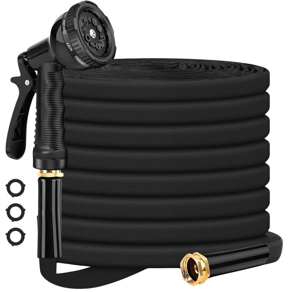 Misopily 3/4 in. Dia. x 100 ft. Non-Expanding Flexible Garden Hose with ...