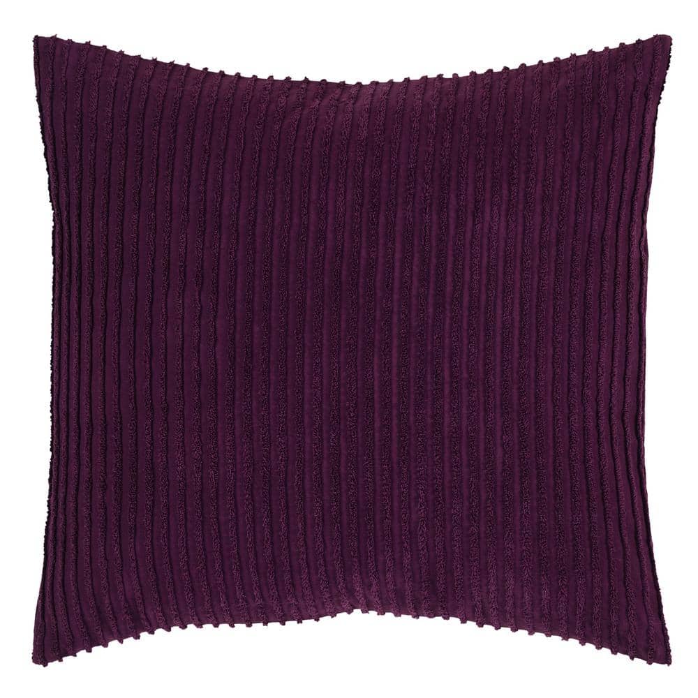 Better Trends 26 in. x 26 in. Aspen Plum Cotton Sham SS-SHASP2626PL ...