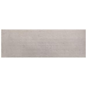 Ivy Hill Tile Linear Smoke Gray 4 in. x 0.51 in. Matte Ceramic Wall ...