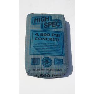60 lbs. High Spec 4500 Concrete Mix 12 - The Home Depot
