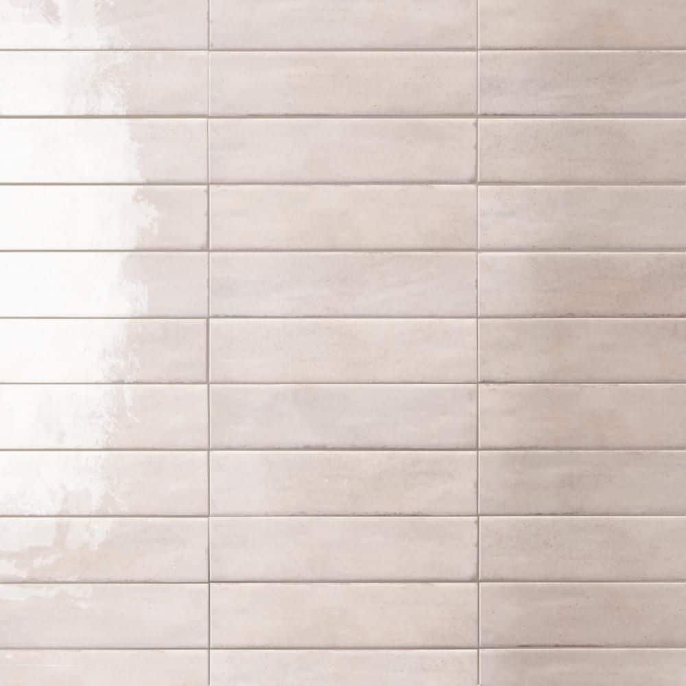 Merola Tile Tribeca Studio Oatmeal 2 in. x 10 in. Porcelain Wall Tile ...