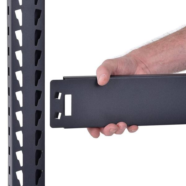 Husky 4-Shelf Metal Industrial Duty Freestanding Garage Storage ...