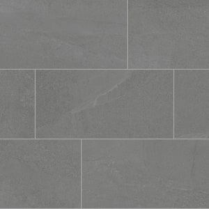 Daltile Calgary Fawn 12 in. x 24 in. Polished Porcelain Floor and Wall ...