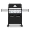 Broil King Baron 420 Pro 4-Burner Propane Gas Grill in Black 875214 ...