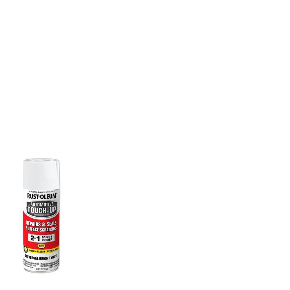 Rust-Oleum Automotive 11 oz. Universal Bright White Touch-Up Spray ...