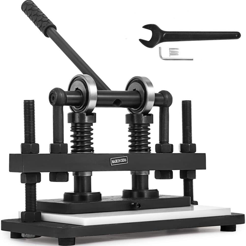 VEVOR Leather Cutting Machine Double Guiding Shaft Leather Embossing ...