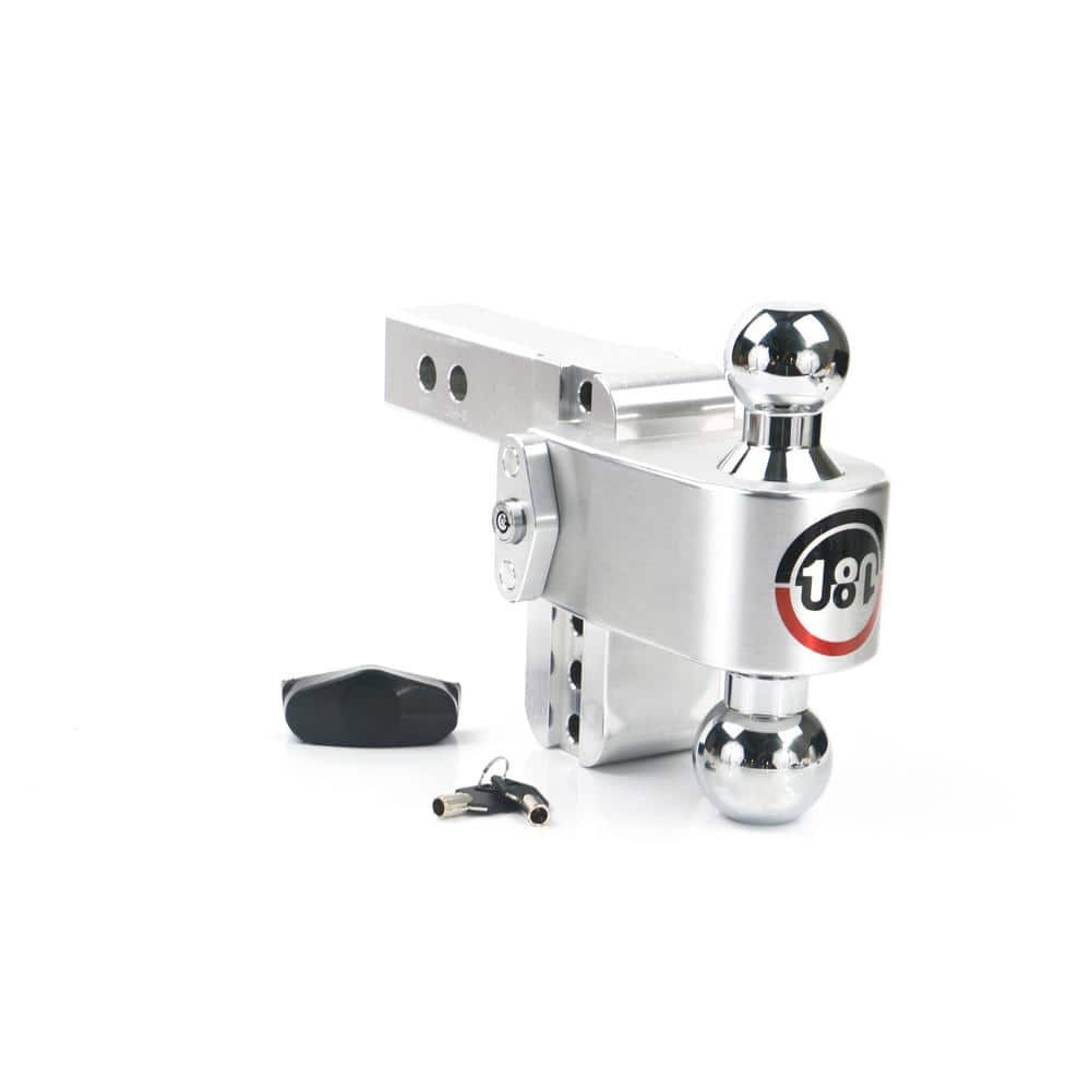 Weigh Safe 180 Hitch - 4" Adjustable Trailer Hitch Ball Mount for 2 ...