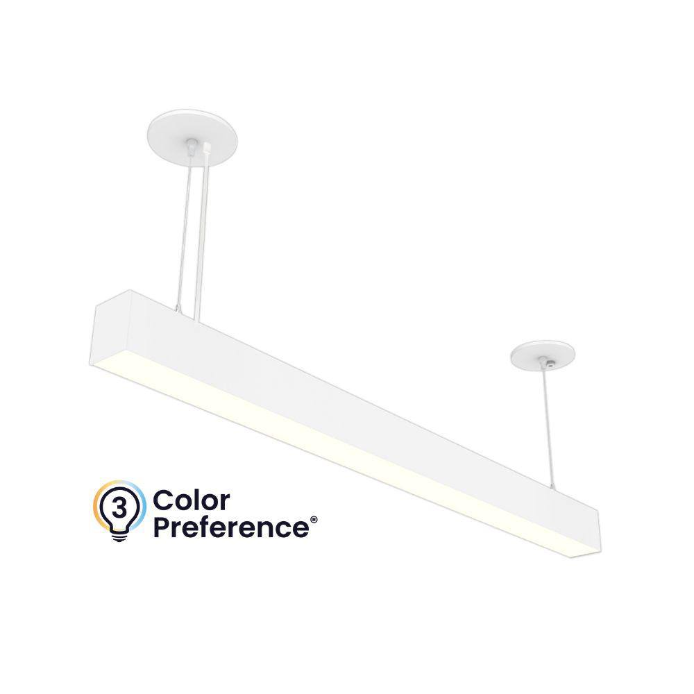 ETI LIGHTING 1-Pack 4 ft. Integrated LED White Strip Light Fixture ...