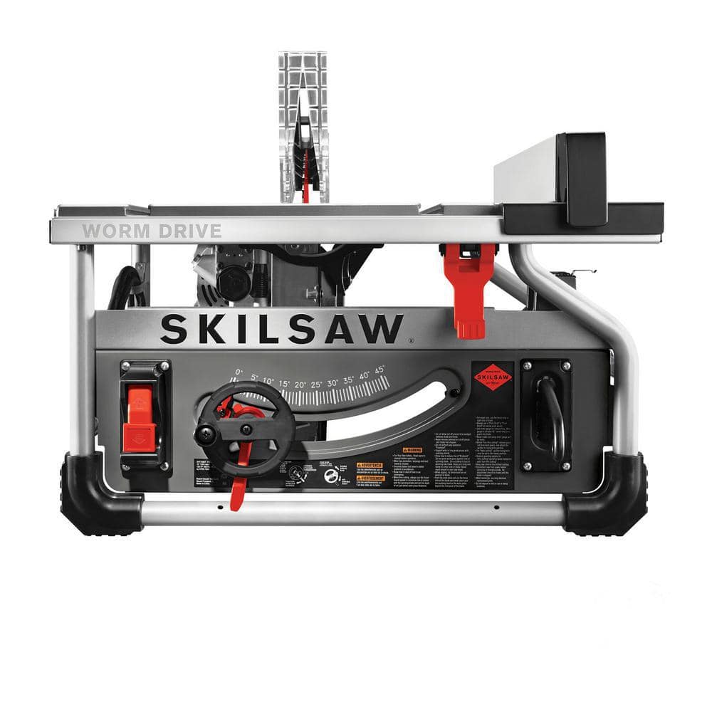 SKILSAW 15 Amp Corded Electric 10 in. Portable Worm Drive Table Saw Kit ...