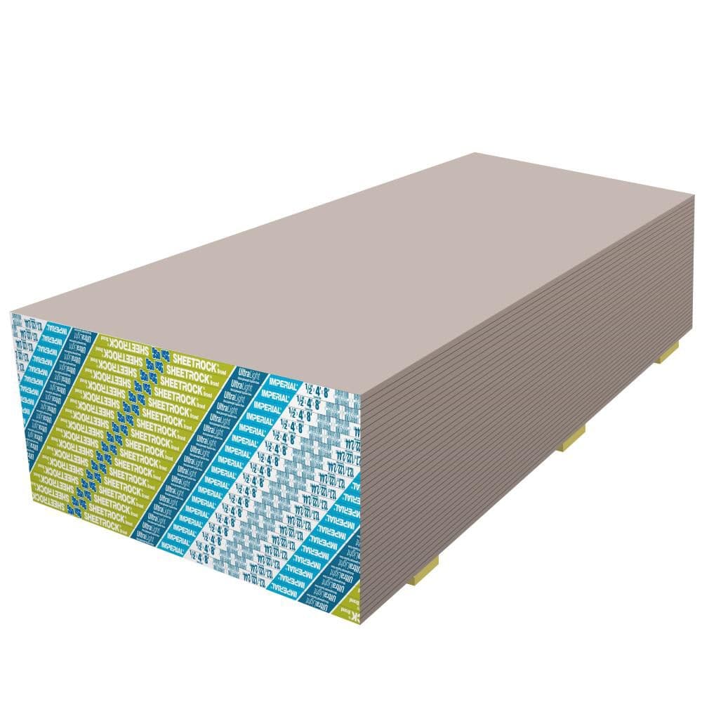 USG Sheetrock Brand 1/2 in. x 4.5 ft. x 12 ft. UltraLight Imperial ...