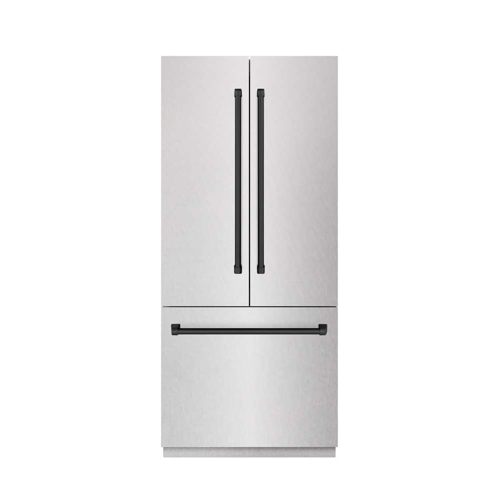ZLINE Kitchen and Bath 36 in. 19.6 cu. ft. Counter Depth Bottom Freezer ...