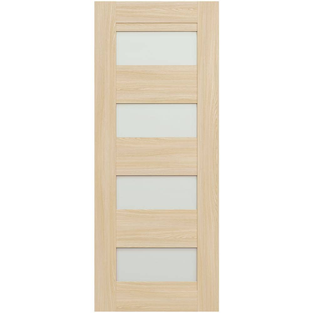 Belldinni Vona 07-08 28 in. x 96 in. No Bore 4-Lite Frosted Glass Loire ...