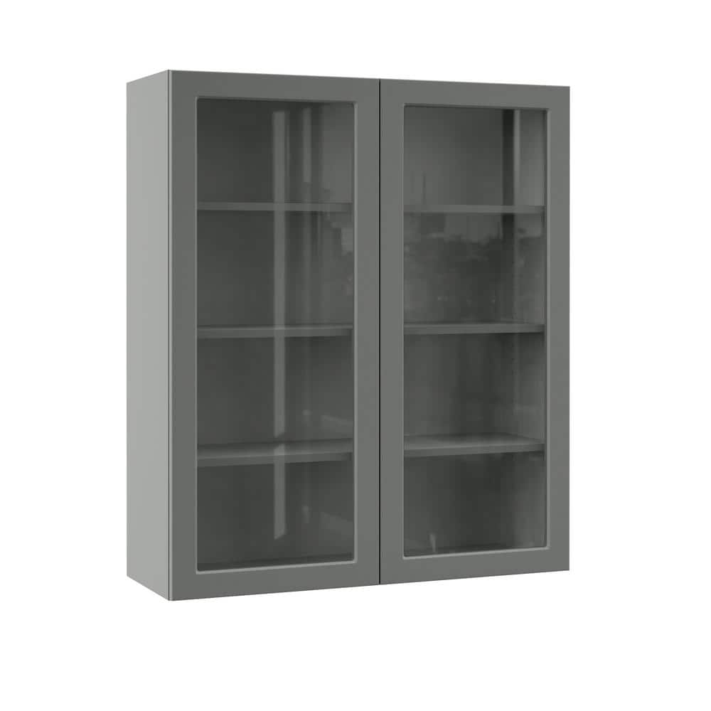 Reviews for Hampton Bay Designer Series Melvern Storm Gray Shaker ...