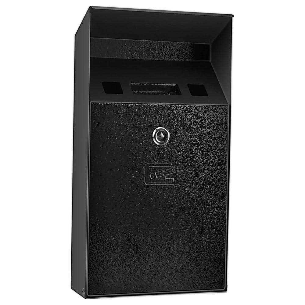 ITOPFOX Square Stainless Steel Wall Mount Outdoor Ashtray HDPH003OT096 ...