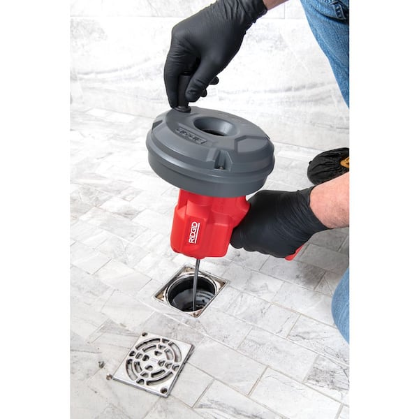 RIDGID EZ SPIN Drain Cleaning Snake Auger 80168 - The Home Depot