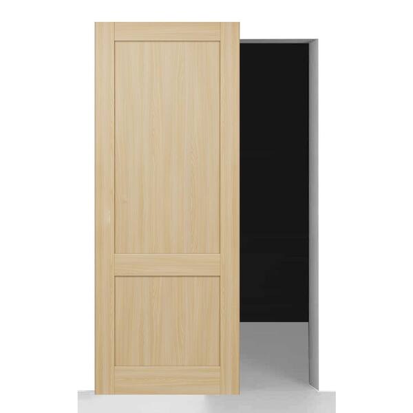 Belldinni Shaker 2-Panel 24 in. x 84 in. Loire Ash Composite Wood ...