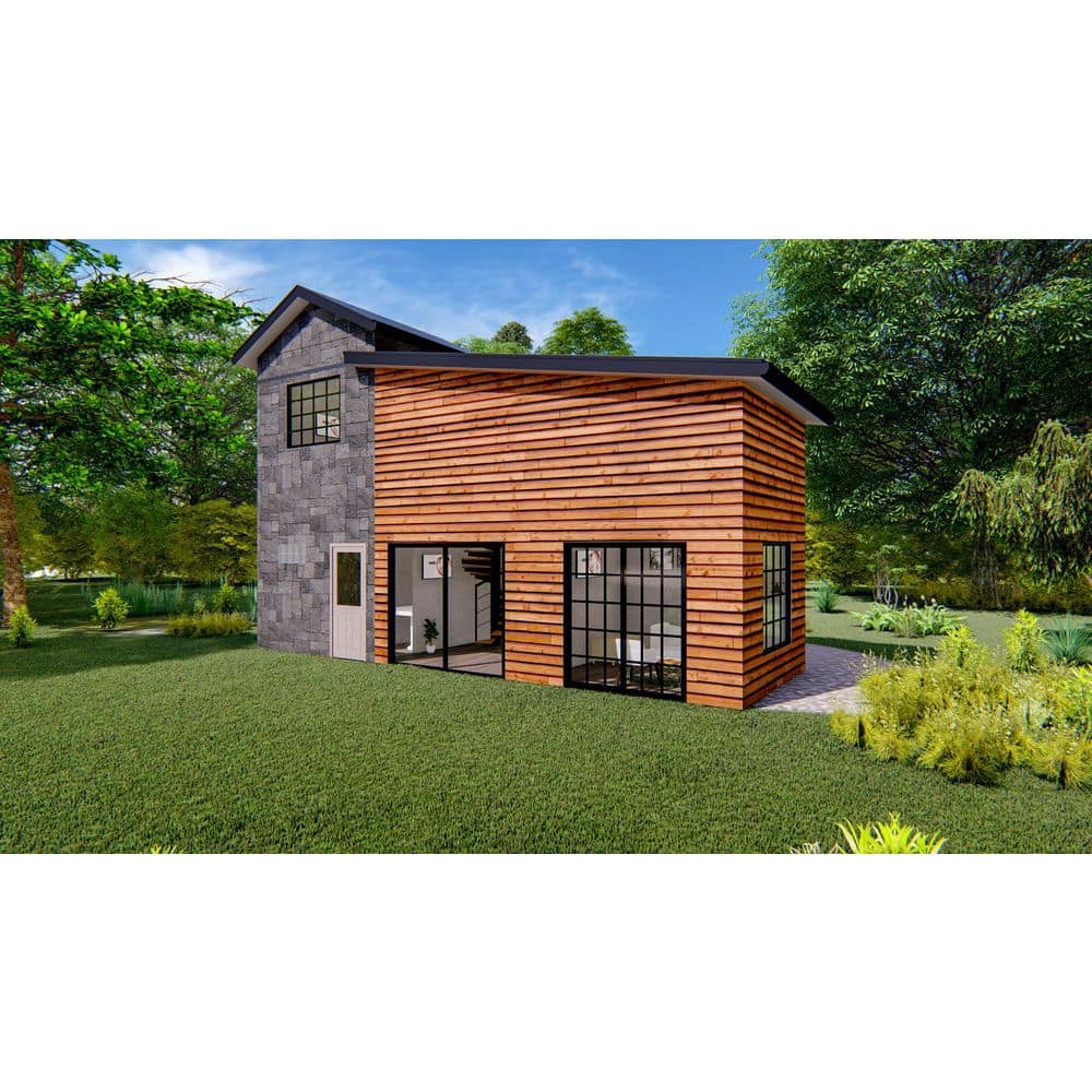 Buy Rose Cottage 2 Beds 444.3 sq. ft. Tiny Small Home Steel Frame ...