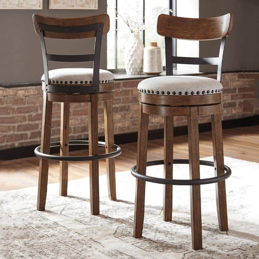 Reviews for Signature DESIGN BY ASHLEY Valebeck 30.5 in. Brown High ...