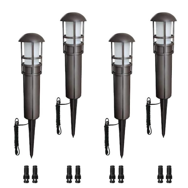 Sofiton 3-Watt Bronze Low Voltage Integrated LED Weather Resistant ...